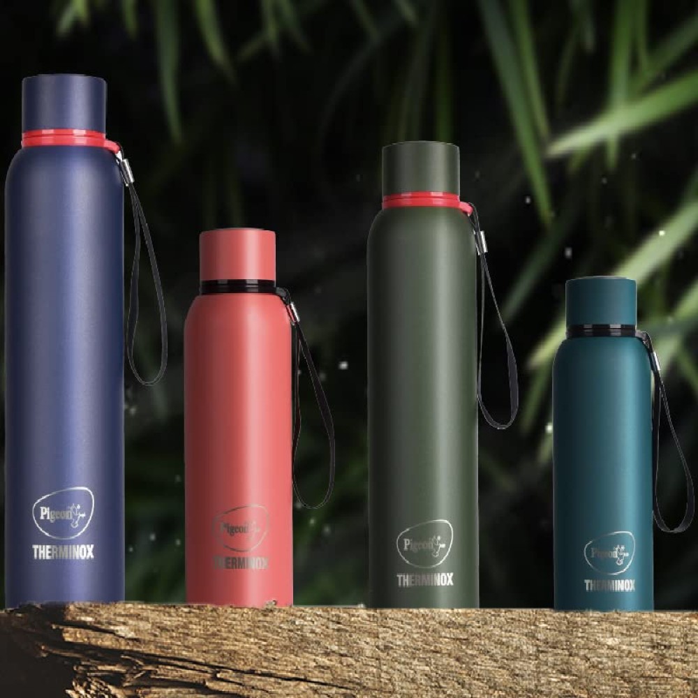 Pigeon Croma Azure Stainless Steel Double Walled Leak Proof Thermos ...