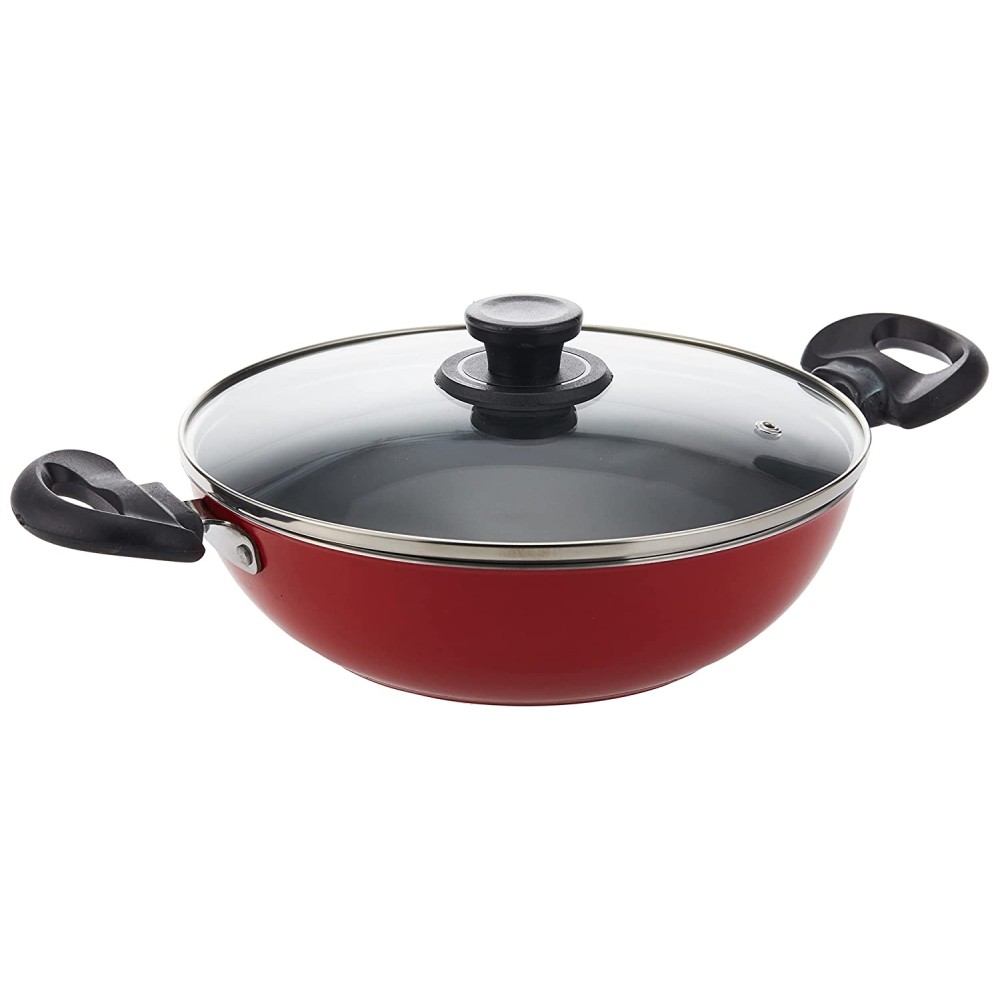 Pigeon Alba 4 PC Non Stick Cookware Set- Red